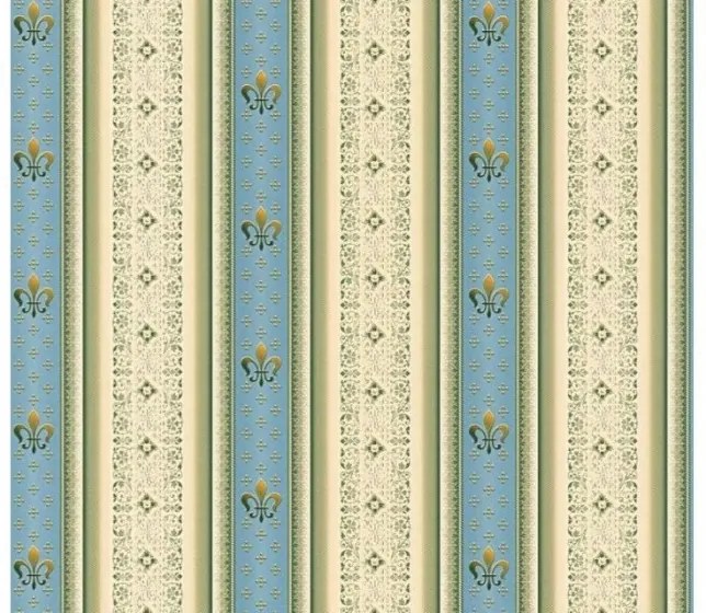 A.S. Création | 33542-2 tapety na zeď Hermitage 10 | 0,53 x 10,05 m | béžová, modrá, zelená