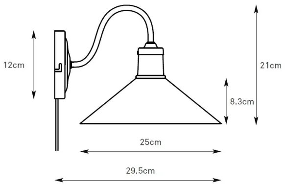 Markslöjd 108866 - Nástěnná lampa VELA 1xE27/40W/230V mosaz/zelená