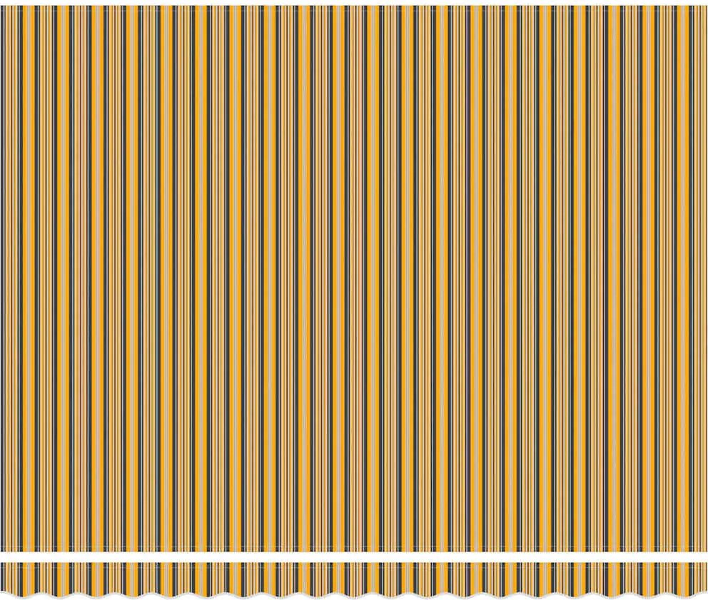 Stahovací markýza Vícebarevný 400 × 300 cm Polyester a hliník 3330575