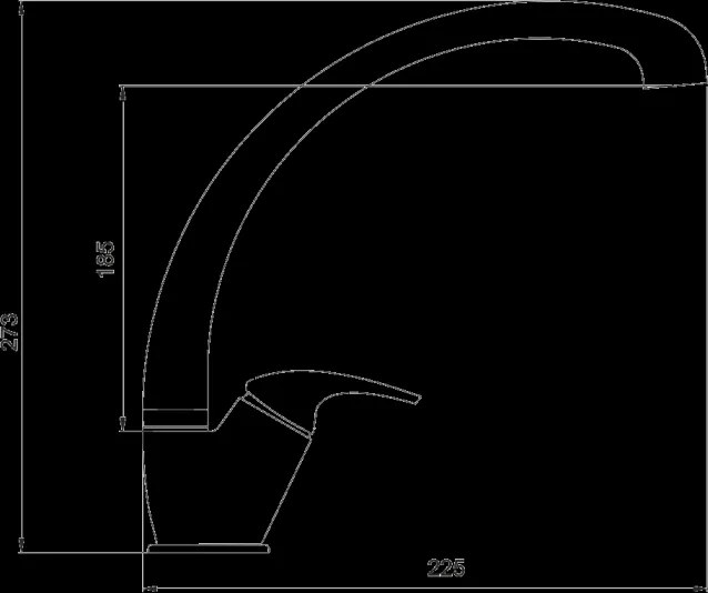 Novaservis Metalia 57 Dřezová baterie, chrom, 57014,0