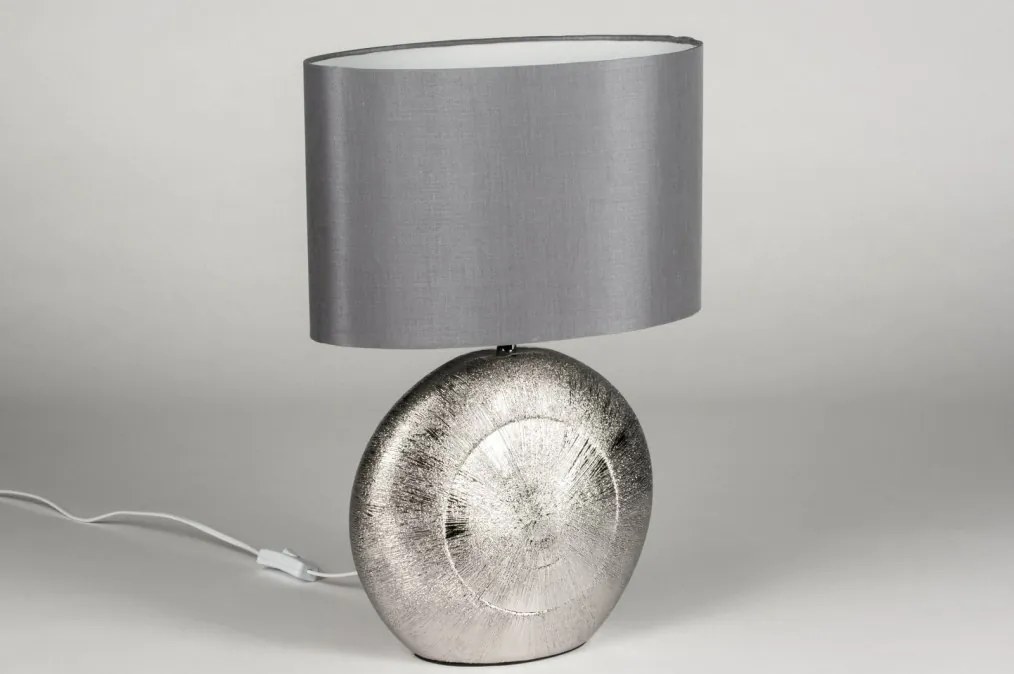 Stolní designová lampa Avrill Grey E
