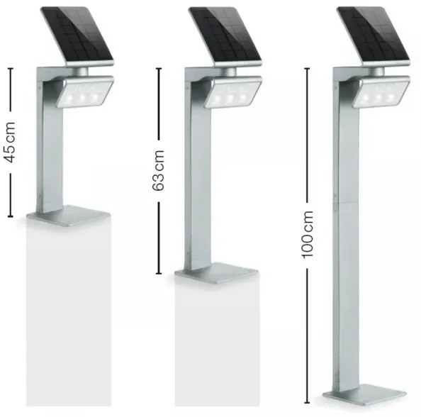 STEINEL 671211 - Solární senzorový LED reflektor XSolar GLS 0,5W/LED IP44