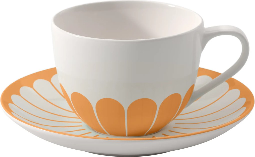 Villeroy&Boch Villeroy & Boch Fleur Soleil kávový šálek s podšálkem
