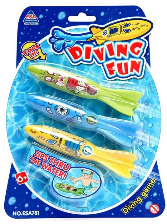 Mac Toys Raketky na potápění 3 ks