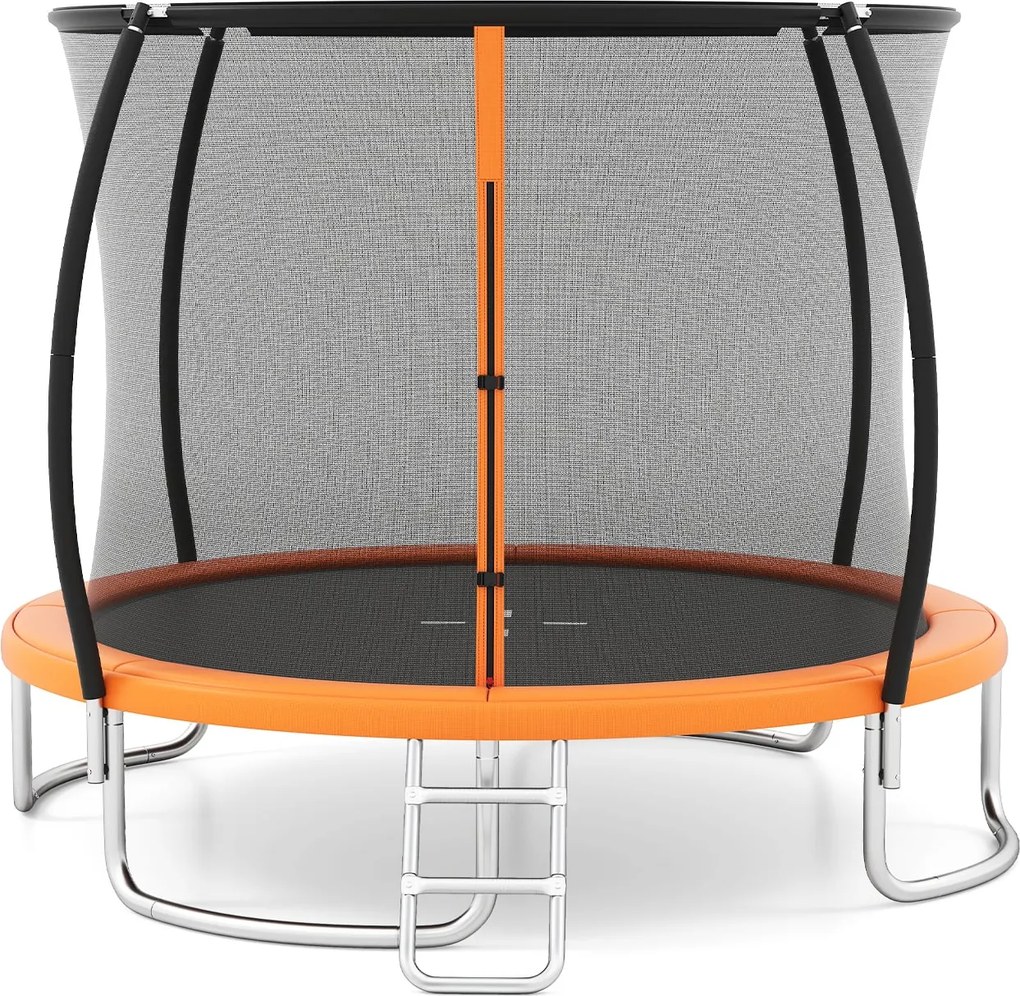 Costway Trampolína venkovní se žebříkem kulatá zahradní
