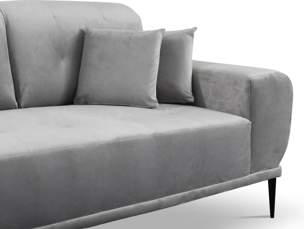 Rohová sedací souprava do L RAPIDO, 256 cm Roh pohovky: Levý roh, Barva látky: Písková (Luxo 6610)