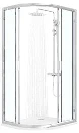RAVAK Sprchové dveře BLIX BLDP4 140 white+Transparent (0YVM0100Z1)