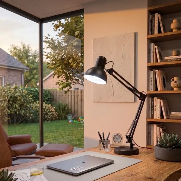 Brilagi - LED Stolní lampa ROMERO 1xE27/10W/230V černá