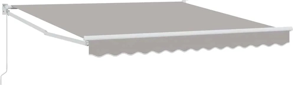 Stahovací markýza Světle šedá 300 x 250 x 165 cm 3330095