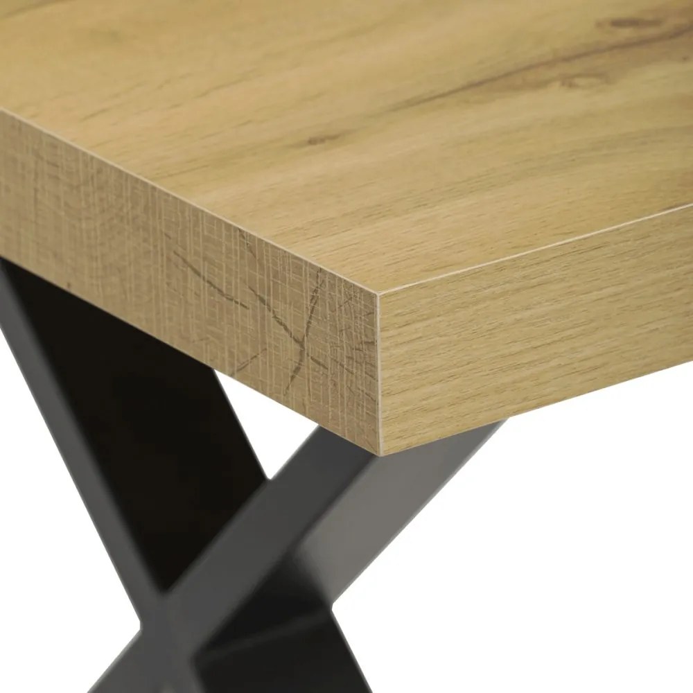 Jídelní stůl HT-R5316 OAK, lamino, dub (180 x 90) cm