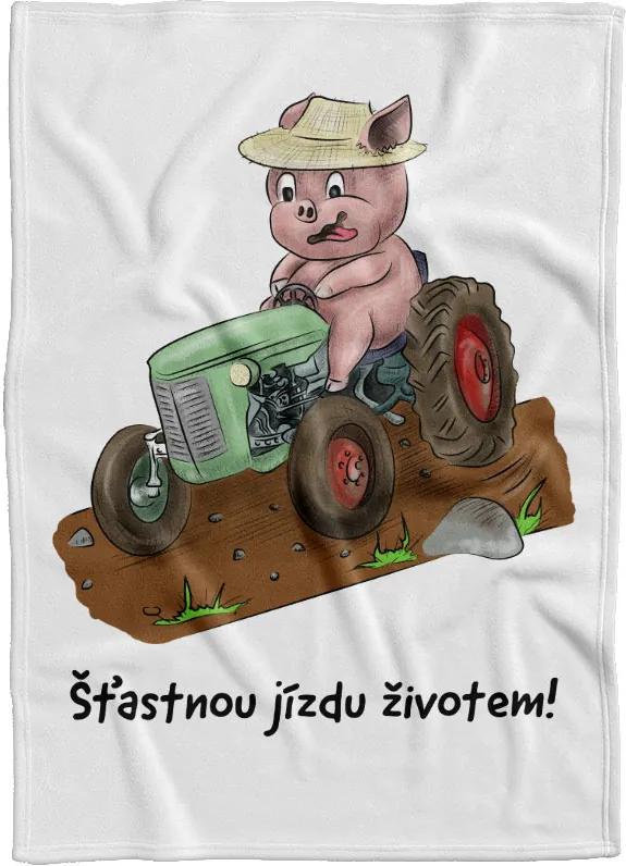 Deka Prasátko a traktor