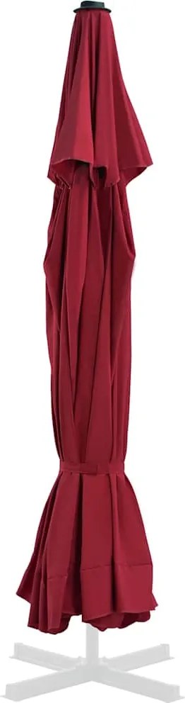 Náhradní potah na zahradní slunečník bordó 515 cm 312542