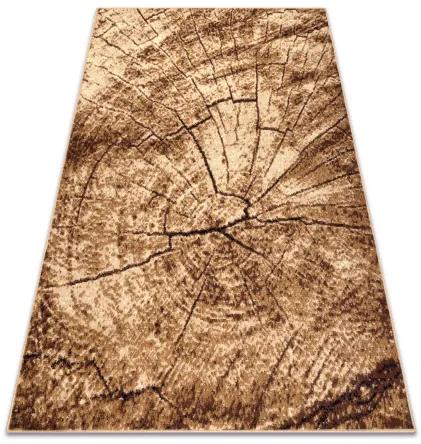 Kusový koberec BCF Morad PAŘEZ STROMU Dřevo béžový Rozměr: 140x200 cm