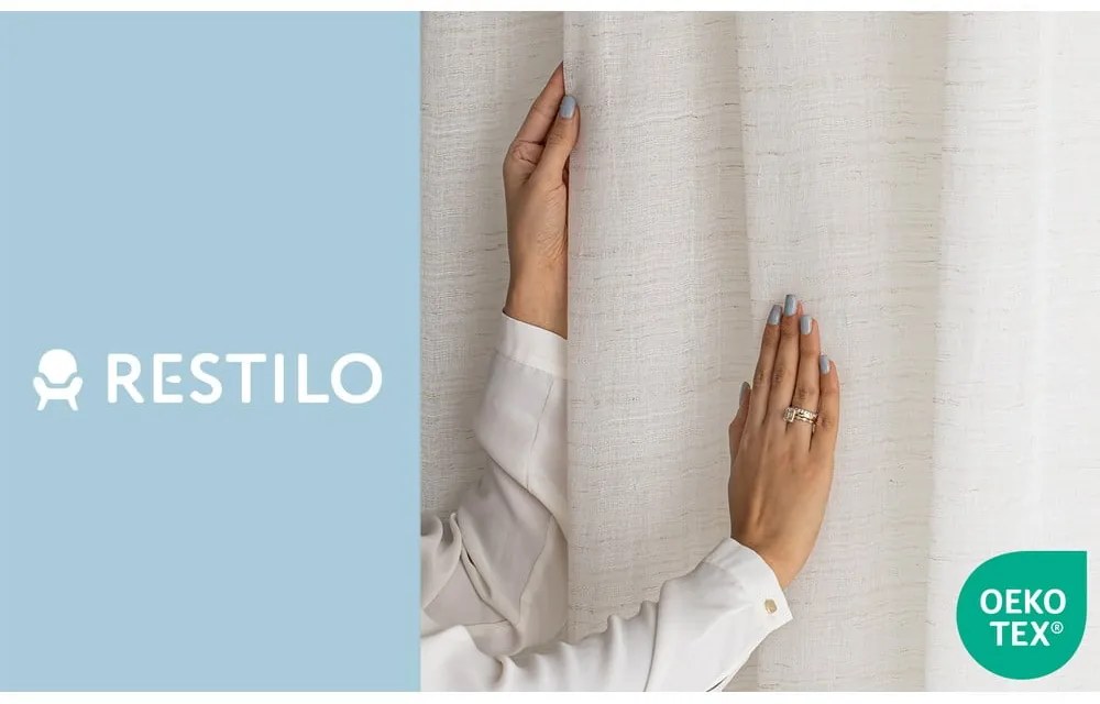 Krémová záclona 140x270 cm Drimar – Restilo