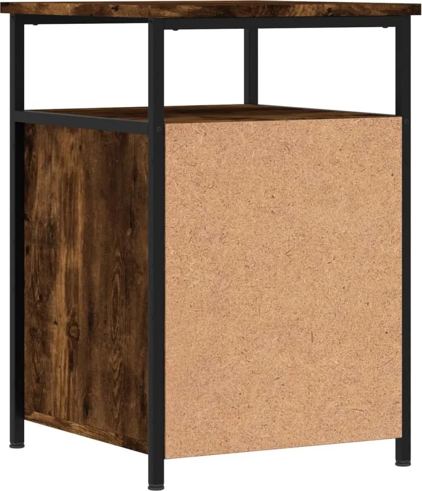 vidaXL Noční stolek 40 x 42 x 60 cm kompozitní dřevo [826037] Barva: hnědý dub