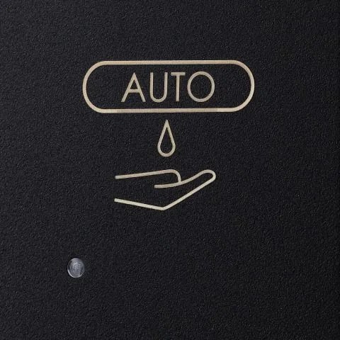Automatický dávkovač pěnového mýdla Stella Automatic Slim, černá