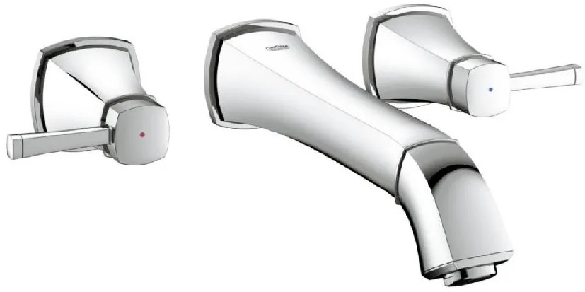 Grohe Grandera - Tříotvorová umyvadlová baterie, chrom 20415000