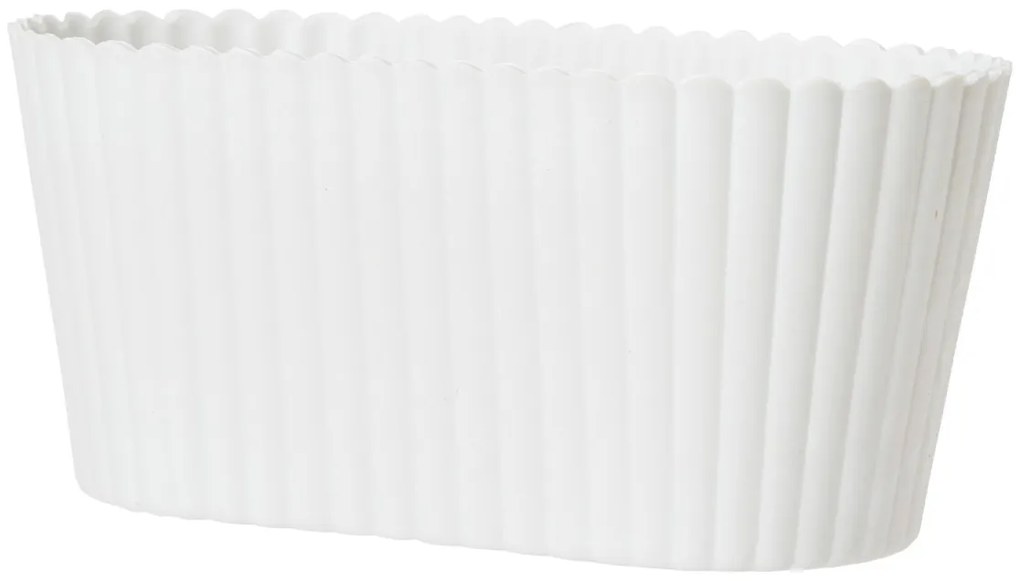 Obal na květináč Yodit Oval White 24 cm Wikholm Form