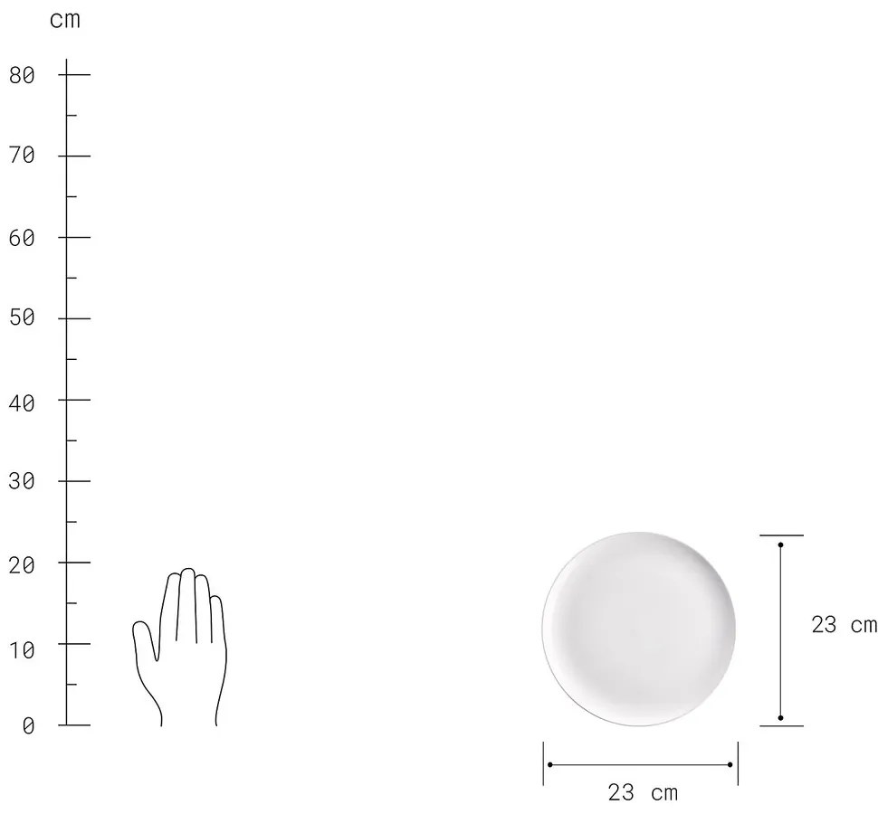 Butlers NATIVE Sada nádobí 16 ks - bílá