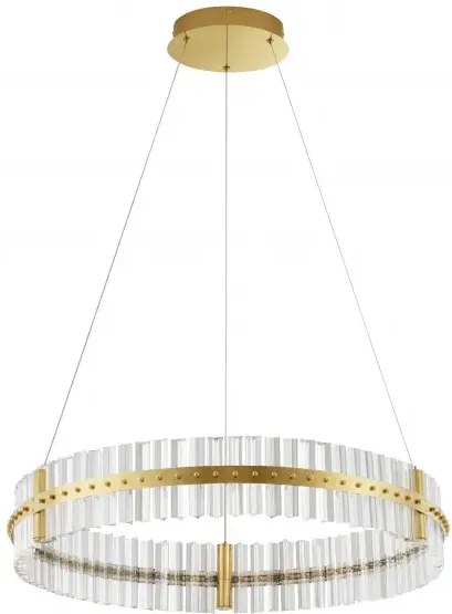 LED stmívatelný platinum zlaté moderní svítidlo Kezo