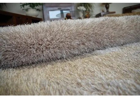 Kusový koberec LOVE SHAGGY model 93600 béžový velikost 80x150 cm | krásné koberce cz