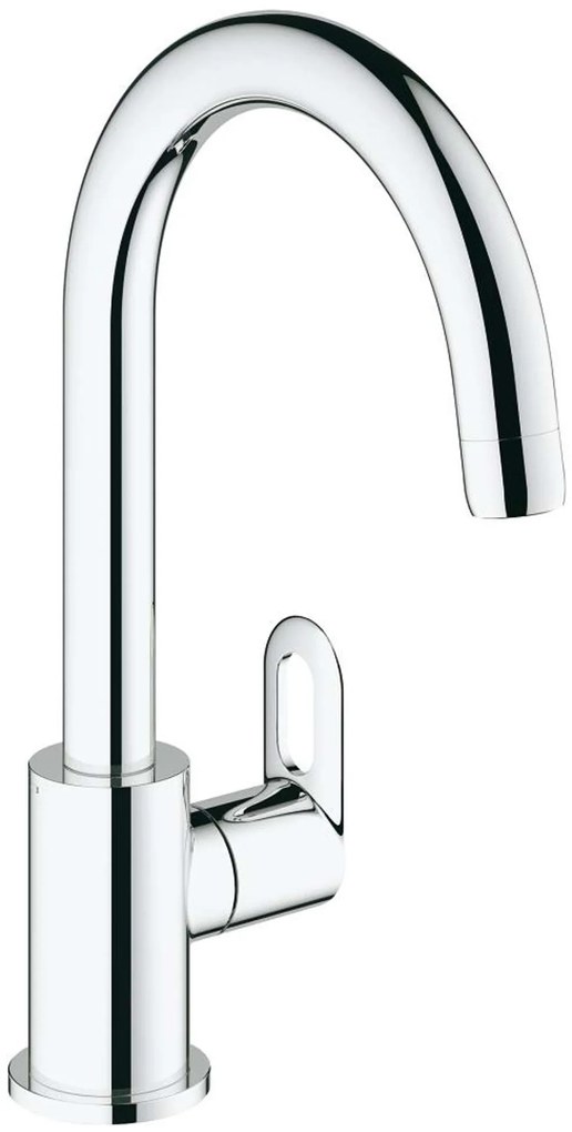 Grohe BauLoop - Dřezová baterie bez směšovače, chrom 31222000