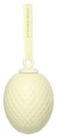 Porcelánové velikonoční vajíčko Rhombe Soft Yellow Lyngby Porcelaen