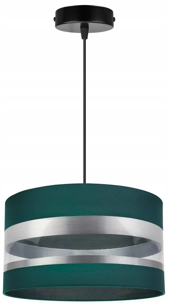 Závěsné svítidlo Intense Chrome, 1x textilní stínítko (výběr ze 6 barev), (výběr ze 3 barev konstrukce), (fi 35cm)