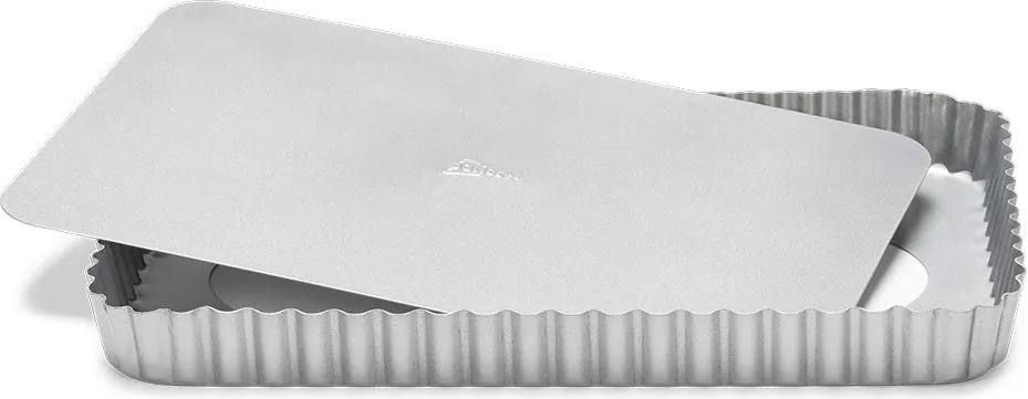 Formulář na quiche Silver-Top obdélníkový 22 x 32 cm