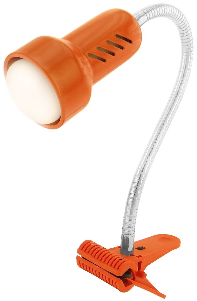 Lampička s klipem Lolek oranžová