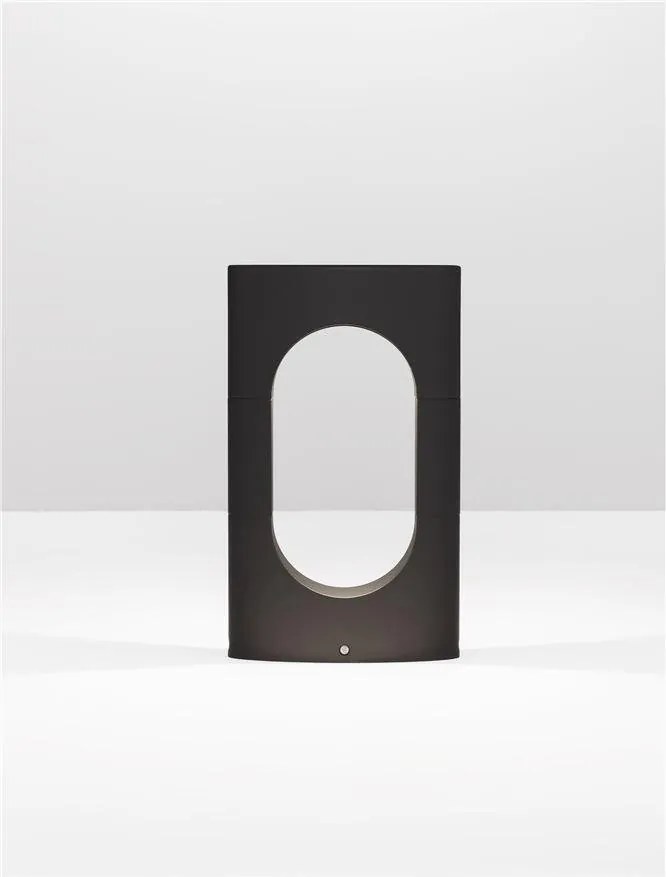 NV 9002840 Venkovní sloupkové svítidlo PORTAL černý hliník a akryl LED 13.5W 3000K 220-240V 296st. IP54 - NOVA LUCE