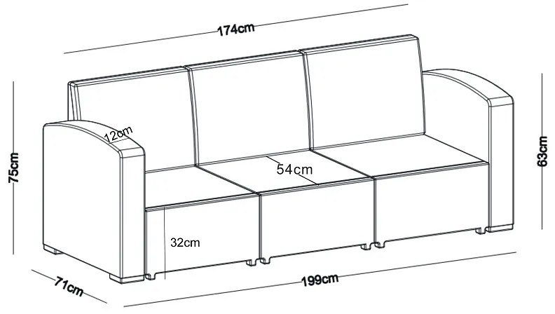 PORTORIKO GREY DeLuxe