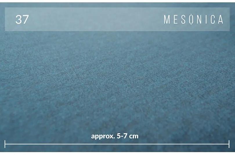 Třímístná pohovka kobo 207 cm samet modrá MUZZA