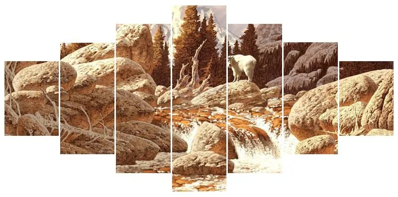 Obraz horské kozy (210x100 cm), 40 dalších rozměrů