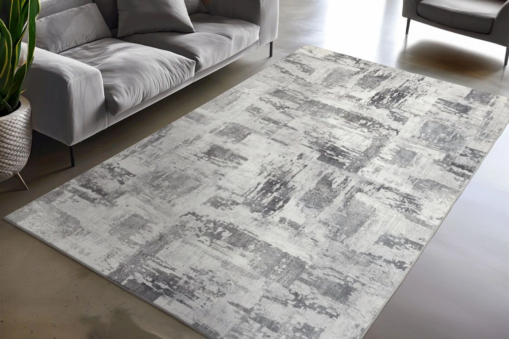 Obsession, Kusový koberec Avantgarde 103 Grey, 120x170, šedá, chodba / předsíň