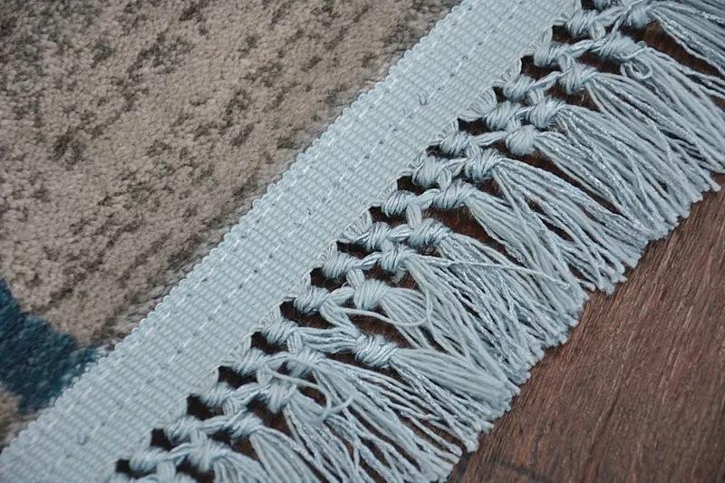 Kusový koberec MANYAS Herro šedo-modrý
