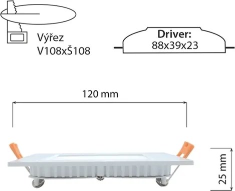 Podhledové LED svítidlo McLED Toro S9 9W 3000K ML-412.064.33.0