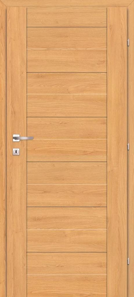 Classen Tosca Interiérové dveře rámové, 60 P, 646 × 1985 mm, fólie, pravé, dub olejovaný, plné