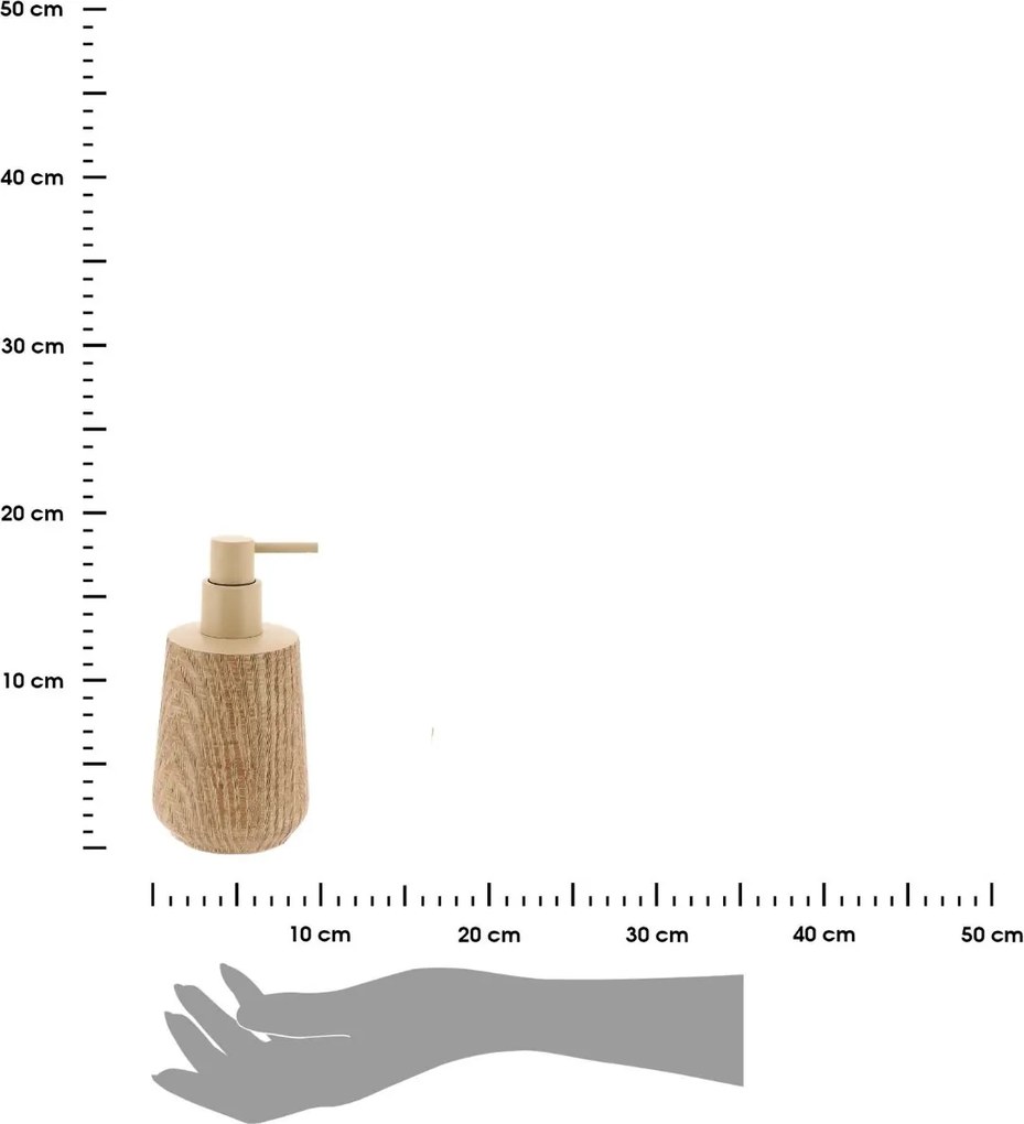 Dávkovač mýdla Rivo, béžová, 350 ml