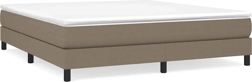 Rám postele s boxspringem taupe 180 x 200 cm textil 3120536