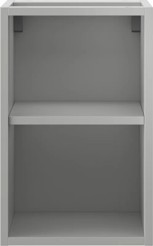 Mexen Box-A, otevřená skříňka s policí 30 cm, šedá matná, 91AX2-0300-470-0-62