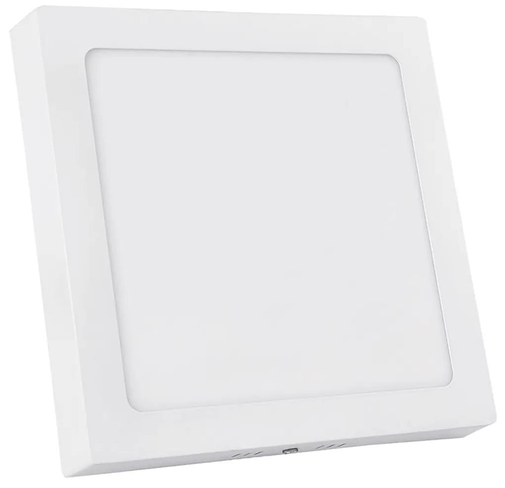 Indeluz 599D-L3318A-01 stropní přisazené LED svítidlo Gia, čtvercové, bílé, 18W, 4000K, 110°, 22,5cm, IP23