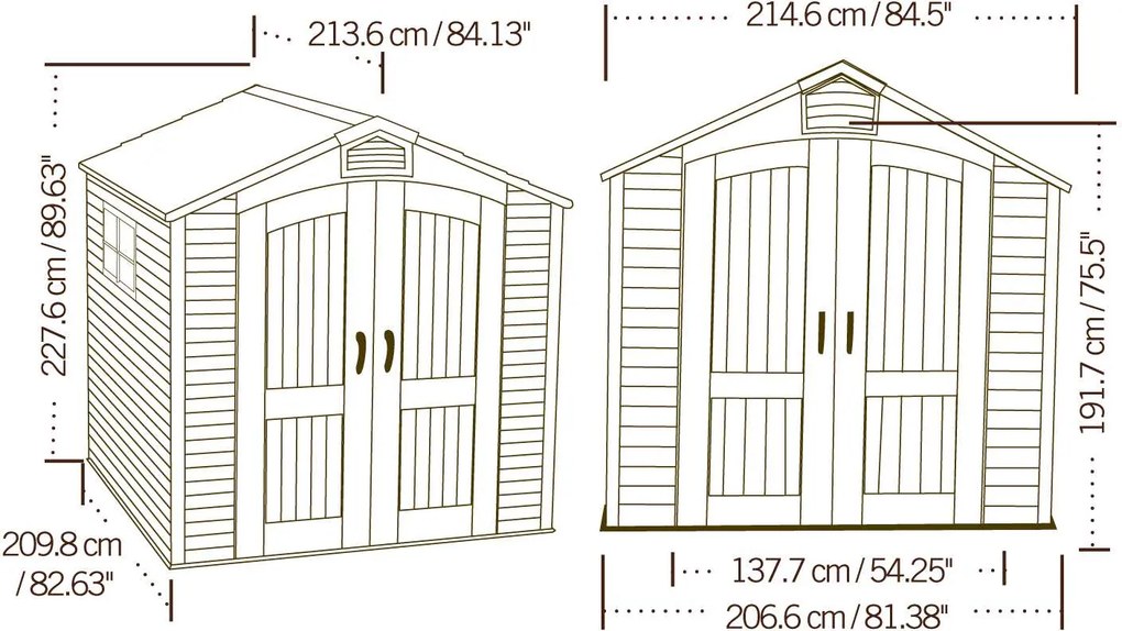 LANIT PLAST, s.r.o. plastový domek LIFETIME 60014 / 60190 FOX LG101