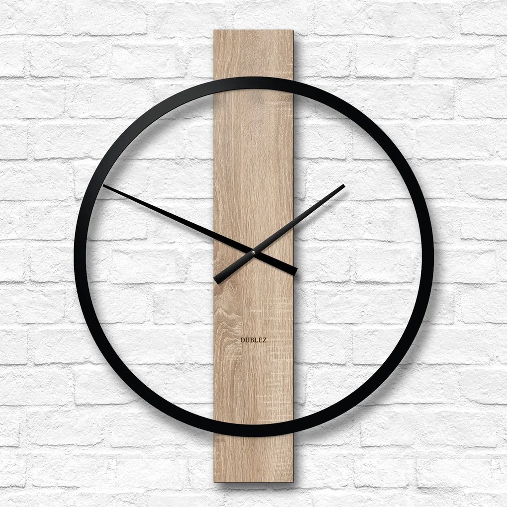 DUBLEZ | Minimalistické nástěnné hodiny - Circle Line