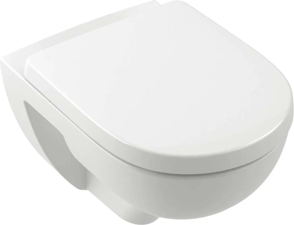 Villeroy & Boch O.novo - Závěsné WC se sedátkem SoftClosing, TwistFlush, DirectFlush, CeramicPlus, alpská bílá 5660CLR1