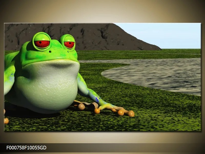 Obraz animované žáby (), 40 dalších rozměrů