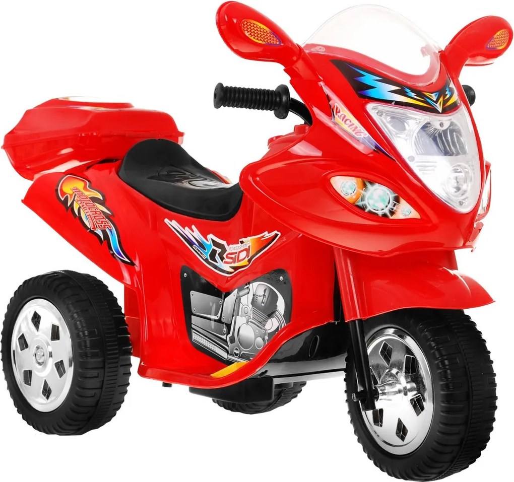Ramiz Elektrická tříkolka BJX-088 pro nejmenší červená + zvuky + světla