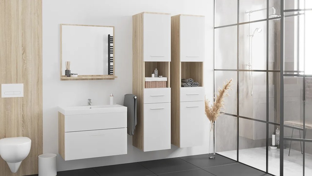 MEBLINE Elegantní koupelna LUPO MAX 10 lesk