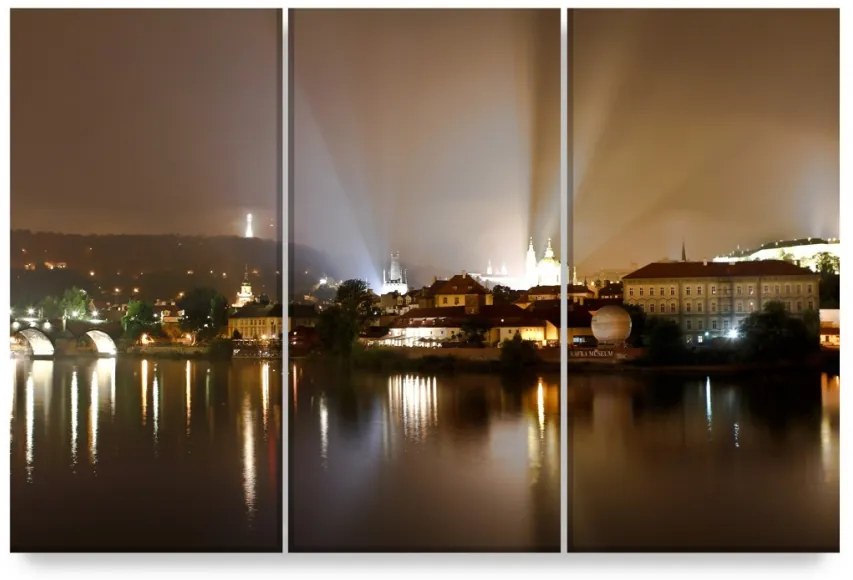 Třídílný obraz Praha Velikost (šířka x výška): 90x60 cm