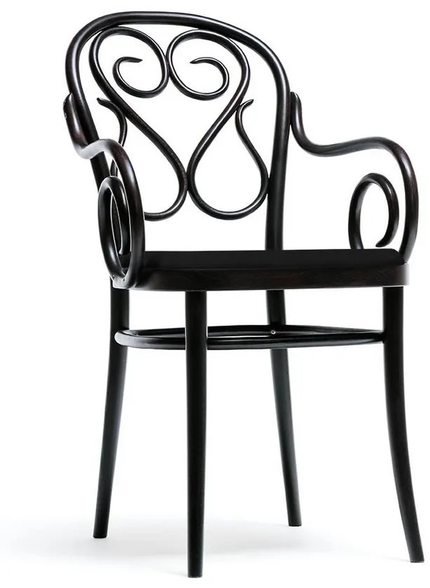 TON - Židle 04 s područkami, čalouněná